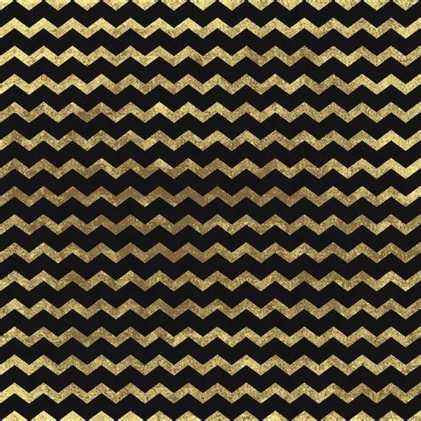 Premium Photo Gold And Black Zig Zag Seamless Pattern Vector Illustration