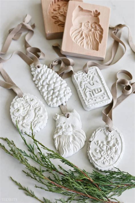How To Make Air Dry Clay Ornaments With Terracotta And White Clay Tidbits