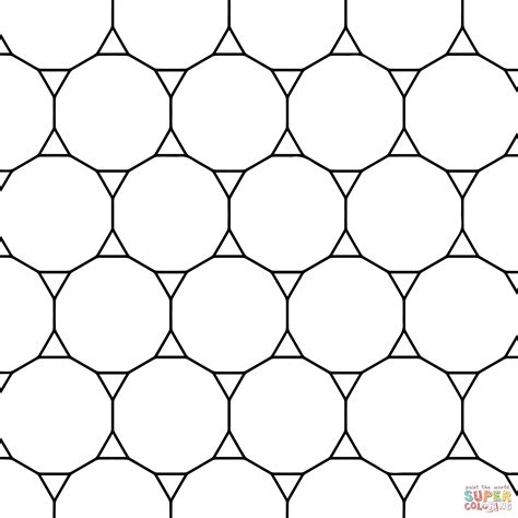 Tessellation Patterns Coloring Pages Coloring Home