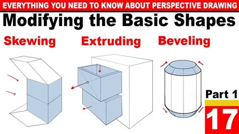 Lesson 17 Modifying The Basic Shapes Part 1 Skew Extrude Bevel