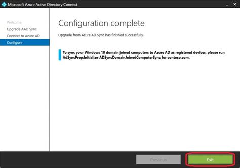 how to upgrade azure active directory synchronization tool to azure