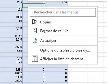 Création TCD impossible Excel Forum Formule Excel