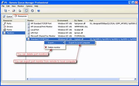 Remote Queue Manager Screenshots