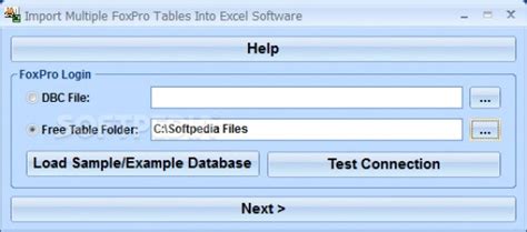 Import Multiple Foxpro Tables Into Excel Software Download Softpedia