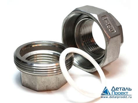 Разъемное соединение американка нержавеющая 1 1 4 вр вр под прокладку