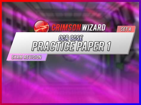 Mock Exam Paper 1 Set A Ocr Gcse J277 Teaching Resources