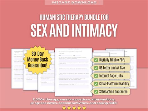 Sex And Intimacy Humanistic Therapy Resources Workbooks Bundle Karlstein Publishing
