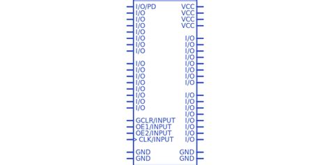 Atf1500a 10jc Microchip Datasheet Pdf Footprint Symbol And Technical Specs