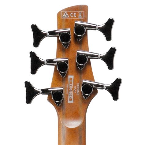 Ibanez Bass Workshop Src6ms Bll Multiscale Crossover Bass Black Stained