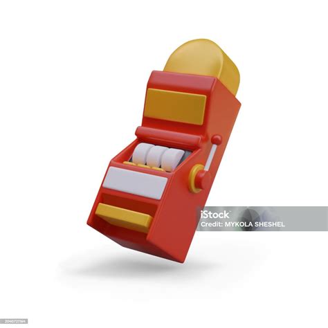 빈 표면이 있는 현실적인 슬롯 머신 측면도 텍스트 이미지 벡터 모형 배치 0명에 대한 스톡 벡터 아트 및 기타 이미지 0명 3차원 형태 개체 그룹 Istock