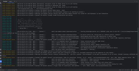 Java Docker Compose Is Not Creating Creating Tables In Database