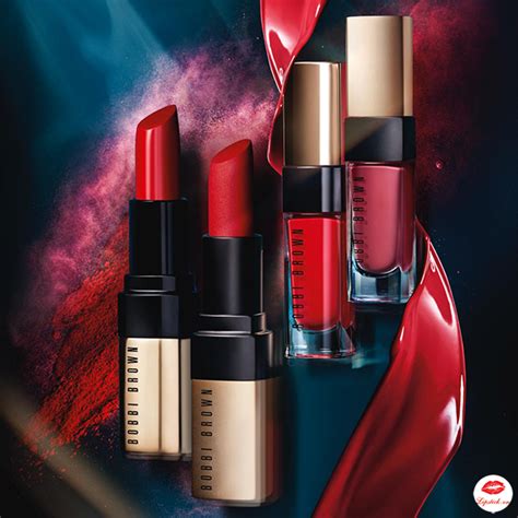 Son Bobbi Brown Màu Parisian Red Luxe Lip Color Lipstick vn