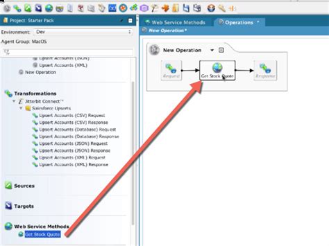 Create A Web Service Method Example In Jitterbit Design Studio