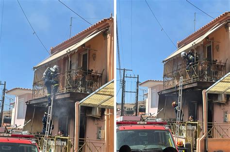 Κάηκε ολοσχερώς σπίτι στην Αγία Παρασκευή Τα Νέα της Λέσβου