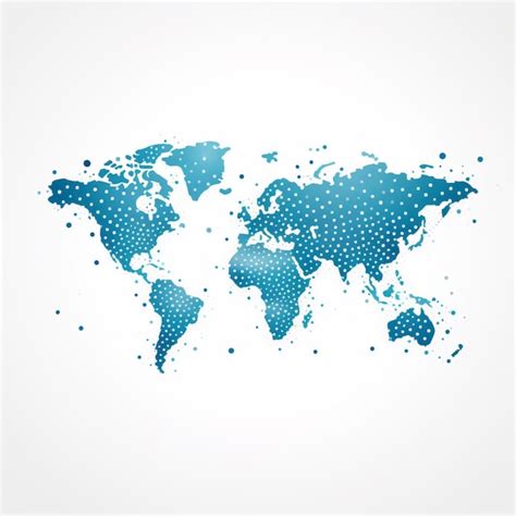 Premium Ai Image Ai World Map Dots Design Geography