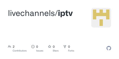 GitHub Livechannels Iptv