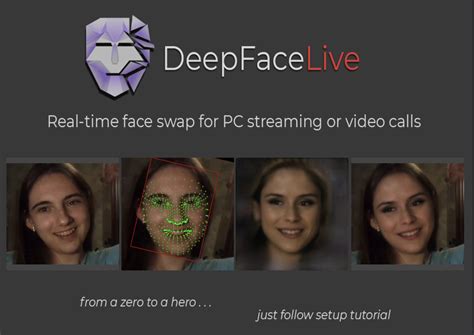 Meet Deepfacelab A Real Time Face Swap For Pc Streaming Or Video Calls