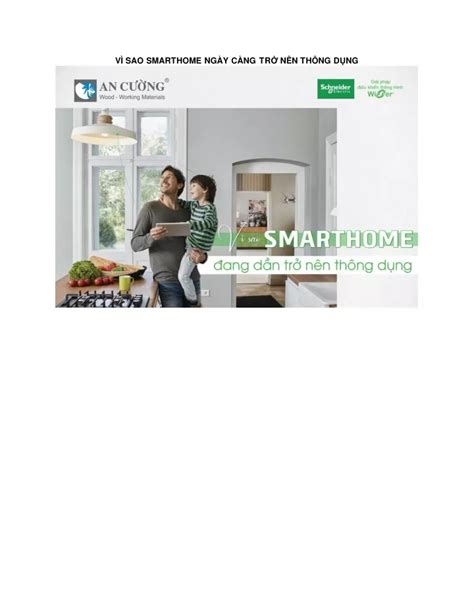 Ppt V Sao Smarthome Ng Y C Ng Tr N N Th Ng D Ng Powerpoint