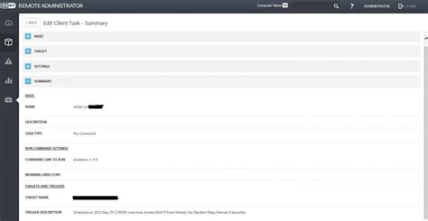 Run Command Task Eset Protect On Prem Remote Management Eset