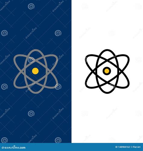 Atom Education Physics Science Solid Icon Infographics 5 Steps