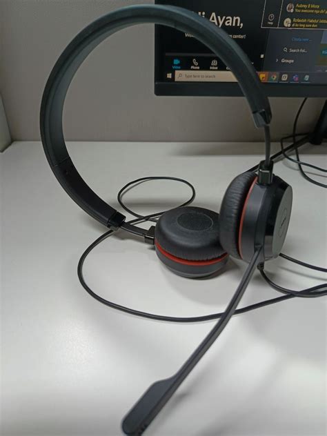 Jabra Evolve Se Ms Variant Audio Headphones Headsets On Carousell