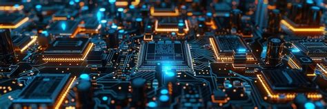 Premium Photo Blue Neural Network With Interconnected Nodes