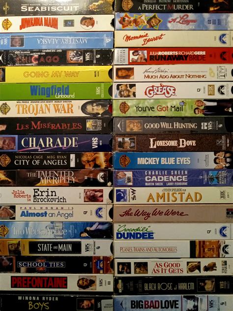 Vhs Tapes Movies 75 Assorted Movies Vhs Tapes Comedy Action Drama