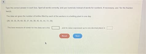 Solved Type The Correct Answer In Each Box Spell All Words