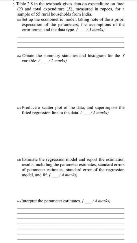 Solved S Table 28 In The Textbook Gives Data On