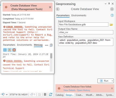 Solved Create Fgdb Database View Using The Order By Claus Esri Community