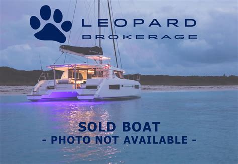 Leopard 53 Powercat Power Catamaran Andrea For Sale Leopard Brokerage