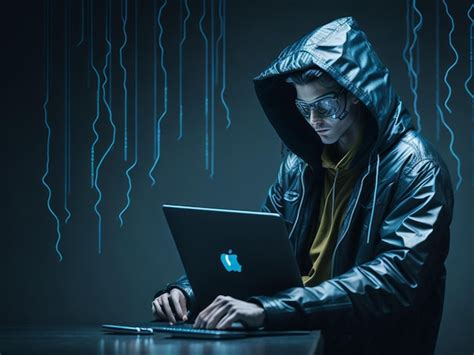Premium Ai Image Cyber Security Hacker