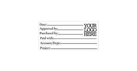 Accounting Ap Purchase Project Invoice Approval Self Inking Stamp Zazzle