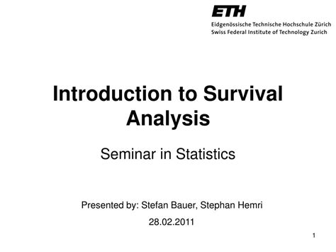 Ppt Introduction To Survival Analysis Powerpoint Presentation Free