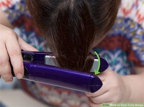 How To Style Curly Bangs Steps With Pictures WikiHow