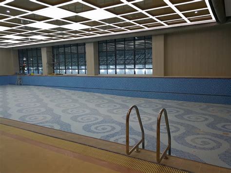 兰州文体中心休闲池泳池马赛克拼花 完工 绅岚