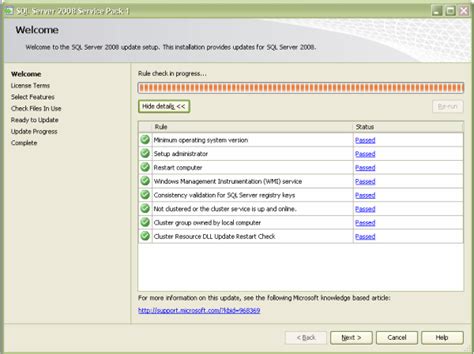Steps To Install Sql Server 2008 Service Pack 1 Sp1