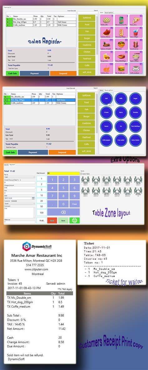 Restaurant Point Of Sale Rest Pos C Wpf Sql Codemarket
