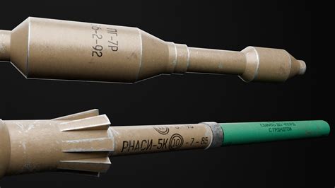 Rpg 7 Rockets 3d Model Turbosquid 2282642
