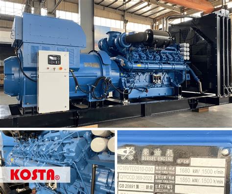 2000kva High Voltage 10 5kv Diesel Genset Finished Producing At Kosta Factory Kosta Power