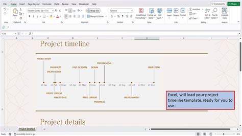 Project Timeline Template For Excel Mark S Excel Tips
