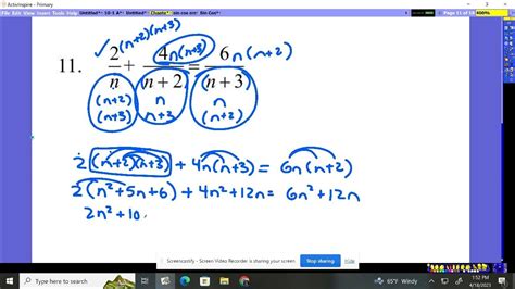 Algebra 2 Chapter 10 Practice Test 11 Youtube