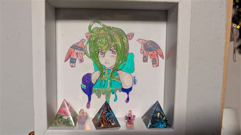random art i made i made all the drawings and resin stuff the pure