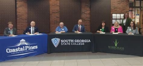 Sgsc Coastal Pines And Wiregrass Sign Articulation Agreements