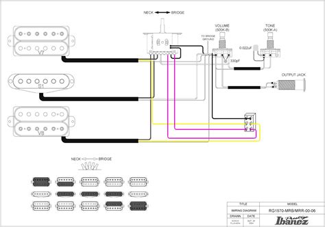 Coil Split With Hsh Wiring Diagram For Ibanez Jem Guitar Ibanez Jem