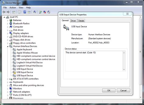 Pic This Device Cannot Start Code 10 Error In Windows 7 Electrical Engineering Stack Exchange