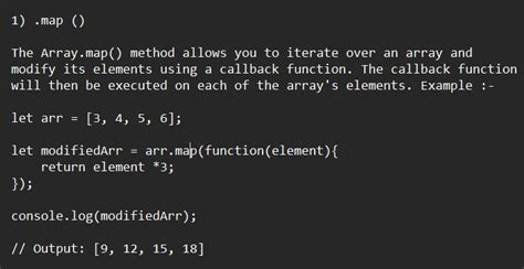 Javascript Has Many Array Methods Muhammed Muazzam Hossain