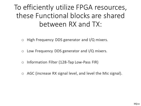 K6jca An Fpga Sdr Transceiver A Powerpoint Presentation
