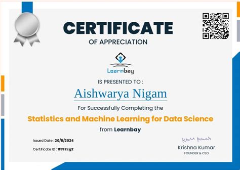 Aishwarya Nigam On Linkedin Machinelearning Statistics Datascience