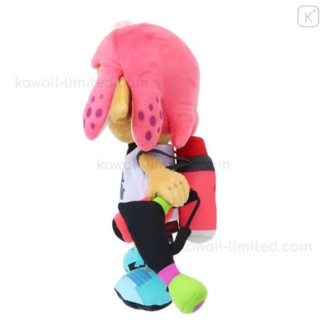 Japan Splatoon Plush Toy S Players Of Splatoon2 Lnkling Neon Pink Girl Kawaii Limited